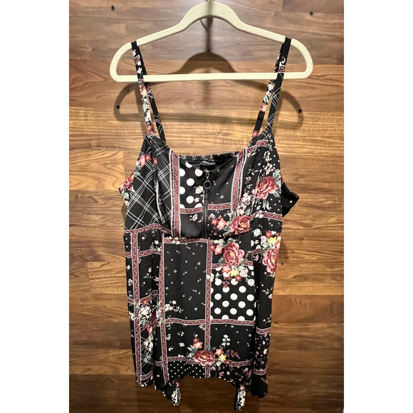 torrid | Tops | Torrid Strappy Tank Adjustable Strap Zipper Cami ...